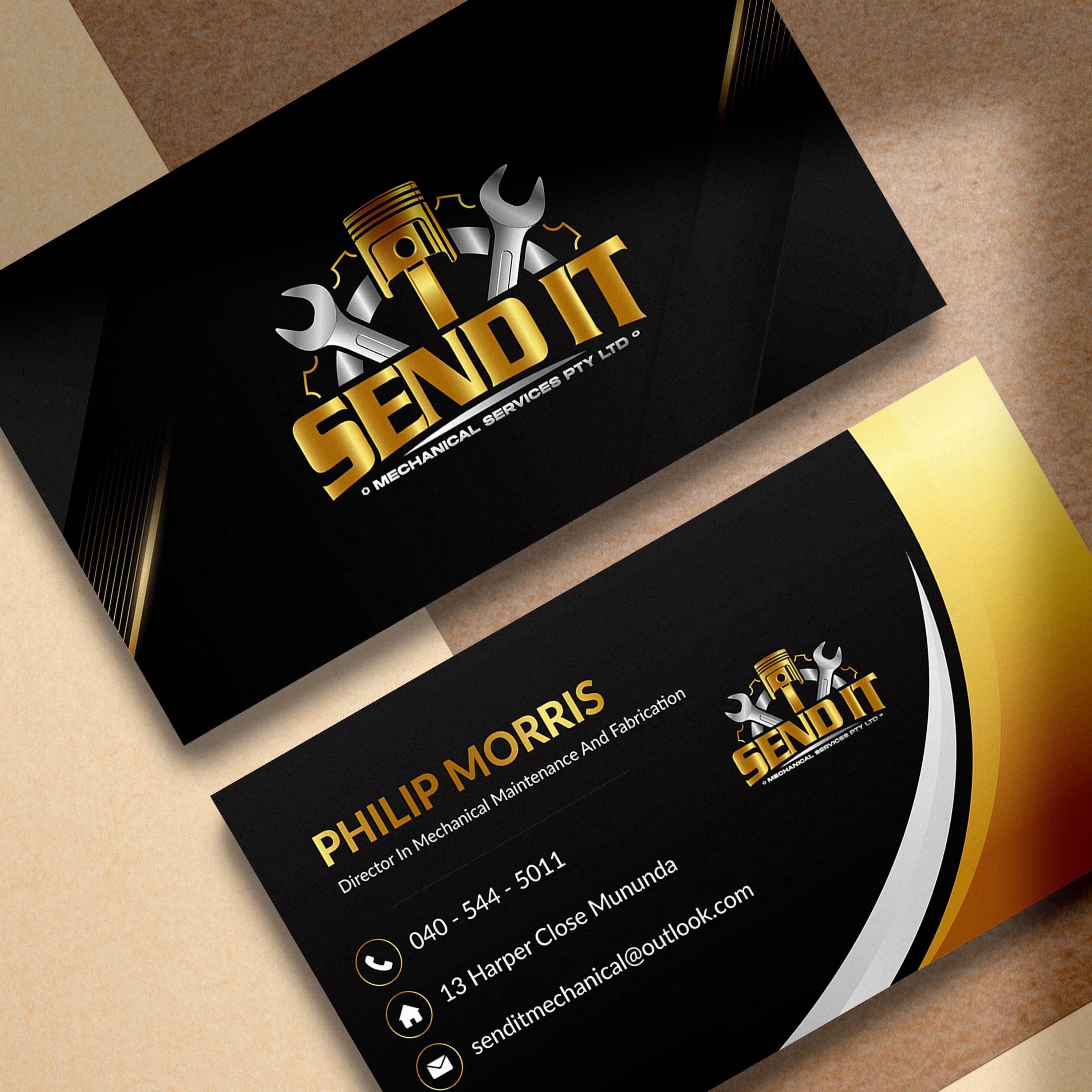 Custom business card design - Kazigraphix
